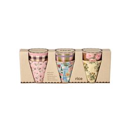 Rice Melamin Becher Small Bon Vivant 6er PAck 7,5 cm, &Oslash; 7 cm, 160 ml skandinavische Deko Online Shop