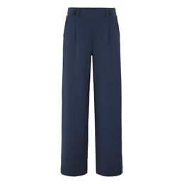 Loungehose oxmo "Loungehose OXTayra", Damen, Gr. S, N-Gr, blau (navy blazer), Obermaterial: 95% Polyester PES. 5% Elasthan EL., Hosen Loungehose