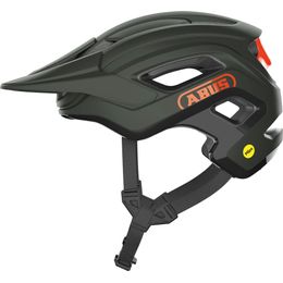 Mountainbikehelm Abus "CLIFFHANGER MIPS" Gr. S, gr&uuml;n, Helme, S Kopfumfang: 51cm - 55cm, unifarben mit Farbeinsatz