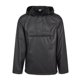 Allwetterjacke Urban Classics "Urban Classics Herren Light Pull Over Jacket", Herren, Gr. S, schwarz, 100% Polyester, unifarben, normal, ohne Ausschnitt, Jacken