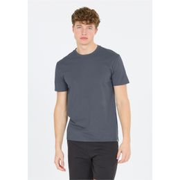 T-Shirt CRUZ "Highmore", Herren, Gr. L, blau (hellblau), 100% Baumwolle, unifarben, kurz, Rundhals, Shirts T-Shirt, aus reiner Baumwolle