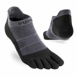injinji Run Lightweight No Show Bekleidung Damen schwarz S