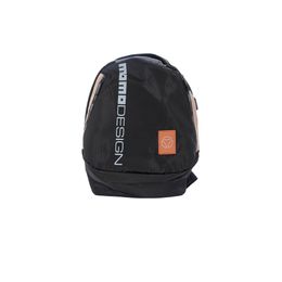Momo Design Rucksack Schwarz Dunkel/Cuoio