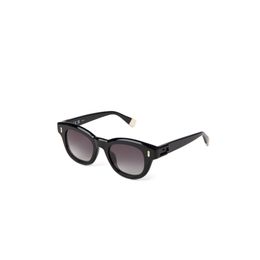 Furla Sonnenbrille Gl&auml;nzend Schwarz