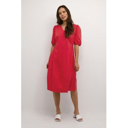 Culture Kleid in l&auml;ssigem Schnitt Feuerrot red