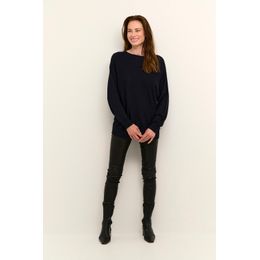 Culture Gestrickter Pullover im Oversize-Schnitt dark blue