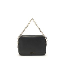 Michael Kors Schwarze Kalbsleder Bos Taurus Schultertasche