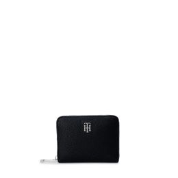 Tommy Hilfiger Damen Schwarze Geldb&ouml;rse