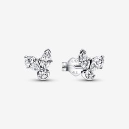 Pandora 'Herbarium Cluster' Damen Ohrstecker aus 925er Sterlingsilber - Silber 292406C01