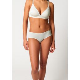 Panty Skiny "Natural Beauty", Damen, Gr. 42, ivory, Obermaterial: 48% Modal, 47% Baumwolle, 5% Elasthan. Spitze: 85% Polyamid, 15% Elasthan, unifarben, normal, Unterhosen Panty, klassisch, basic, elastisch, bequem, weich, schmaler Gummi