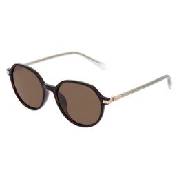 Polaroid PLD 4149/G/S/X | Damen-Sonnenbrille | Fassung: Vollrand, Panto, Kunststoff, Havanna Dunkel | Glasfarbe: Braun