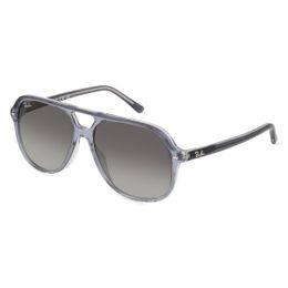 Ray-Ban Junior RJ9096S | Unisex-Sonnenbrille | Fassung: Vollrand, Quadratisch, Acetat, Grau Dunkel | Glasfarbe: Grau