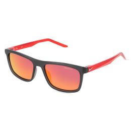 Nike EMBAR P FV2409 | Unisex-Sonnenbrille | Fassung: Vollrand, Quadratisch, Acetat Spritzguss, Grau | Glasfarbe: Grau