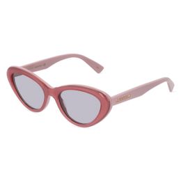 Gucci GG1170S | Damen-Sonnenbrille | Fassung: Vollrand, Butterfly, Kunststoff, Rose Perlmutt | Glasfarbe: Grau