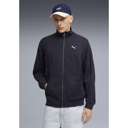Sweatjacke Puma "CLASS RELAXED PINNACLE TRACK JACKET TR", Herren, Gr. M, new navy, Sweatware, Obermaterial: 68% Baumwolle, 32% Polyester, unifarben, regular fit normal, angesetztes B&uuml;ndchen, Sweatjacken Sweatjacke, normale Kragenform, f&uuml;r vielseitige Aktivit&auml;ten und Freizeit