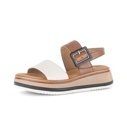 Plateausandaletten Gabor "Plateau Sandale", Damen, Gr. 44, multicolour, Schuhe