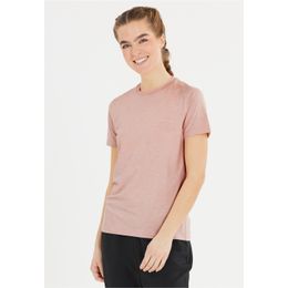 Funktionsshirt Endurance "Alvaly", Herren, Gr. 36, rosa (altrosa), 95% Polyester, 5% Elasthan, unifarben, kurz, Rundhals, Shirts Funktionsshirt, im simplen Design mit Quick Dry-Technologie