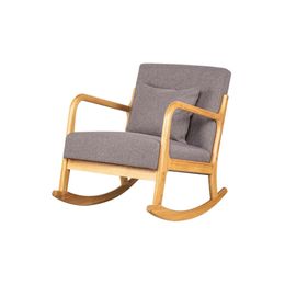 Schaukelstuhl Diana grau Ma&szlig;e (cm): B: 64 H: 80 Sessel & Hocker > Sessel nach Material > Stoff Sessel &raquo; Sofa DE