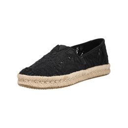 Toms Shoes Espadrille TOMS "TOMS Halbschuhe Textil", Damen, Gr. 38, schwarz, Textil, Schuhe Espadrille