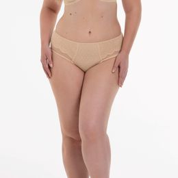 Taillenslip Rosa Faia "Selma", Damen, Gr. 36, beige (desert), Microfaser, Obermaterial: 73% Polyamid, 18% Elasthan, 9% Polyester, Unterhosen Taillenslip, verf&uuml;hrerisch, elegant, elastisch, pflegeleicht, feminin, mit Spitze