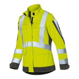 K&Uuml;BLER WORKWEAR K&uuml;bler Damenjacke PROTECTIQ HIGH VIS ARC2 PSA warngelb/anthrazit 42 ; K&uuml;bler Workwear (1494 8420-3497-42)