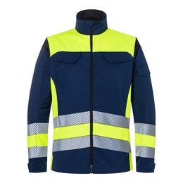 K&Uuml;BLER WORKWEAR K&Uuml;BLER Jacke REFLECTIQ Klasse 1 warngelb/dunkelblau L ; K&uuml;bler Workwear (1208 8340-3448-L)