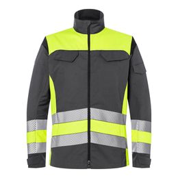K&Uuml;BLER WORKWEAR K&uuml;bler Jacke REFLECTIQ Klasse 1 warngelb/anthrazit XXL ; K&uuml;bler Workwear (1208 8340-3497-XXL)