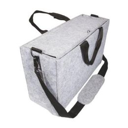 Sigel Laptoptasche Desk Sharing Bag Workspace M/L, f&uuml;r 1 Laptop bis 16&Prime;, Kunstfilz, hellgrau