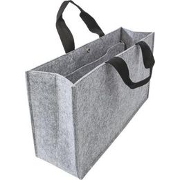 Sigel Laptoptasche Desk Sharing Bag Basic L, f&uuml;r 1 Laptop bis 17,3&Prime;, Kunstfilz, hellgrau
