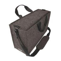 Sigel Laptoptasche Desk Sharing Bag Workspace M/L, f&uuml;r 1 Laptop bis 16&Prime;, Kunstfilz, dunkelgrau