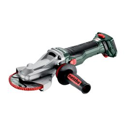 Metabo Akku-Flachkopf-Winkelschleifer WVBF 18 LTX BL 15-125 Quick (601308840), MetaboX 165 L)