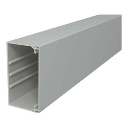 Obo-bettermann OBO Bettermann Vertr Wand+Deckenkanal m.Obert. 60x110mm PVC sgr WDK60110GR m.Lochung (6022014)
