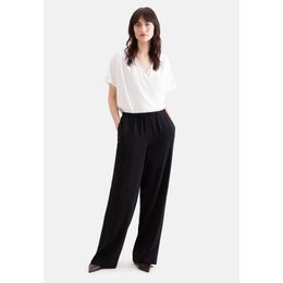 Culotte Seidensticker, Damen, Gr. 36, Normalgr&ouml;&szlig;en, schwarz, 100% Polyester, unifarben, Hosen Culotte