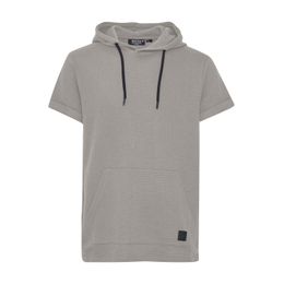 Kurzarmpullover INDICODE "Kurzarmpullover IDNils", Herren, Gr. L, grau (light grau), Obermaterial: 55% Baumwolle CO. 45% Polyester PES., Pullover