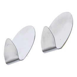 BGS Do it yourself Edelstahl-Klebehaken 88230, 35 x 50 mm, 1,0 kg, 2-tlg.)