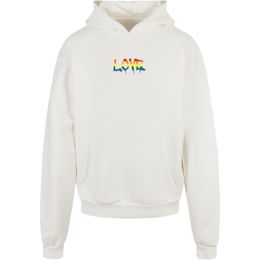 Kapuzensweatshirt Merchcode "Merchcode Love TeddyOversized Hoody", Herren, Gr. XS, ready for dye, 100% Baumwolle, bedruckt, Sweatshirts