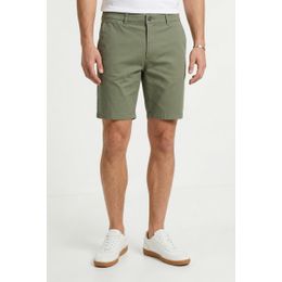 Jack & Jones Chinohose JACK & JONES "JPSTMARCO DYLAN CHINO SHORTS", Herren, Gr. XS, N-Gr, deep lichen gr&uuml;n, Web, Obermaterial: 98% Baumwolle, 2% Elasthan, unifarben, regular fit knielang, Hosen Chinohose