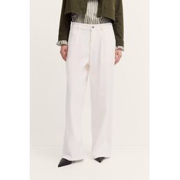 5-Pocket-Jeans Bugatti "Bequeme Passform", Damen, Gr. 38, Normalgr&ouml;&szlig;en, beige (20, ecru), 56% Lyocell, 41% Baumwolle, 3% Elasthan, Jeans 5-Pocket-Jeans, mit Flexcity Stretch