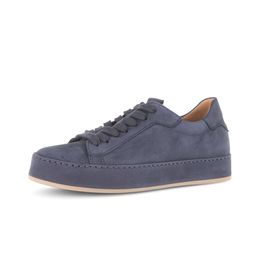 Sneaker Gabor "Sneaker low", Damen, Gr. 37,5, blau, Schuhe Sneaker