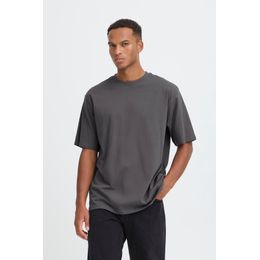 T-Shirt Blend "BHFISHER OVERSIZE TEE", Herren, Gr. S, grau (iron gate), Single Jersey, Obermaterial: 100% Baumwolle, unifarben, relaxed fit normal, Rundhals, Shirts T-Shirt, Baumwolle, relaxed fit