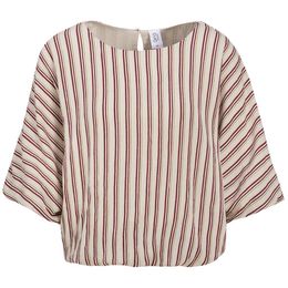 Gina Damen Bluse in Crinkle-Optik