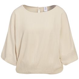 Gina Damen Bluse in Crinkle-Optik