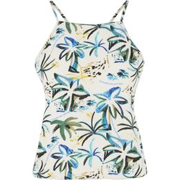 Muskelshirt Just Rhyse "Just Rhyse Damen Just Rhyse Top Waikiki", Jungen, Gr. L, bunt (sand colorot), 100% Viskose, mehrfarbig, normal, U-Boot-Ausschnitt, Shirts