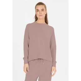 ENDURANCE ATHLECIA Sweatshirt ATHLECIA "Jacey", Damen, Gr. 40, pink, 51% Polyester, 44% Modal, 5% Elasthan, unifarben, normal, Rundhals, Sweatshirts Sweatshirt, aus extra weichem Material