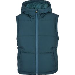 Jerseyweste Urban Classics "Urban Classics Damen Ladies Recycled Twill Puffer Vest", Herren, Gr. S, jasper, 100% Polyester, Westen