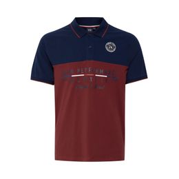 Poloshirt FQ1924 "Poloshirt FQReynir", Herren, Gr. M, lila (cabernet), Obermaterial: 87% Baumwolle CO. 8% Viskose CV. 5% Elasthan EL., Shirts