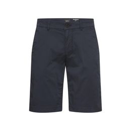 Chinoshorts Camel Active, Herren, Gr. 42, N-Gr, blau (schwarz navy), Web, Obermaterial: 97% Baumwolle, 3% Elasthan, unifarben, normal kniefrei, Hosen Chinoshorts, mit Stretch