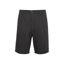 !Solid Chinoshorts SOLID "Chinoshorts SDEldric", Herren, Gr. L, N-Gr, schwarz (true schwarz), Obermaterial: 65% Polyester PES. 35% Baumwolle CO., Hosen Chinoshorts
