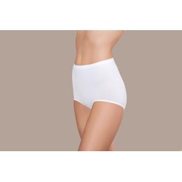 Maxislip Speidel, Damen, Gr. 40, wei&szlig;, Jersey, Obermaterial: 95% Baumwolle, 5% Elasthan, unifarben, Unterhosen