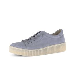 Sneaker Gabor "Sneaker low", Damen, Gr. 35,5, blau, Schuhe Sneaker
